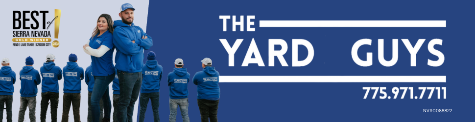 Blue White Modern Delivery Service Billboard Web Ad – The Yard Guys NV